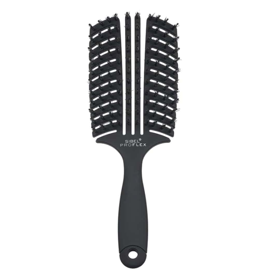 ΒΟΥΡΤΣΑ ΧΤΕΝΙΣΜΑΤΟΣ SIBEL ΕΠΑΓΓΕΛΜΑΤΙΚΗ BLACK (Proflex Brush) - Vmondo ...