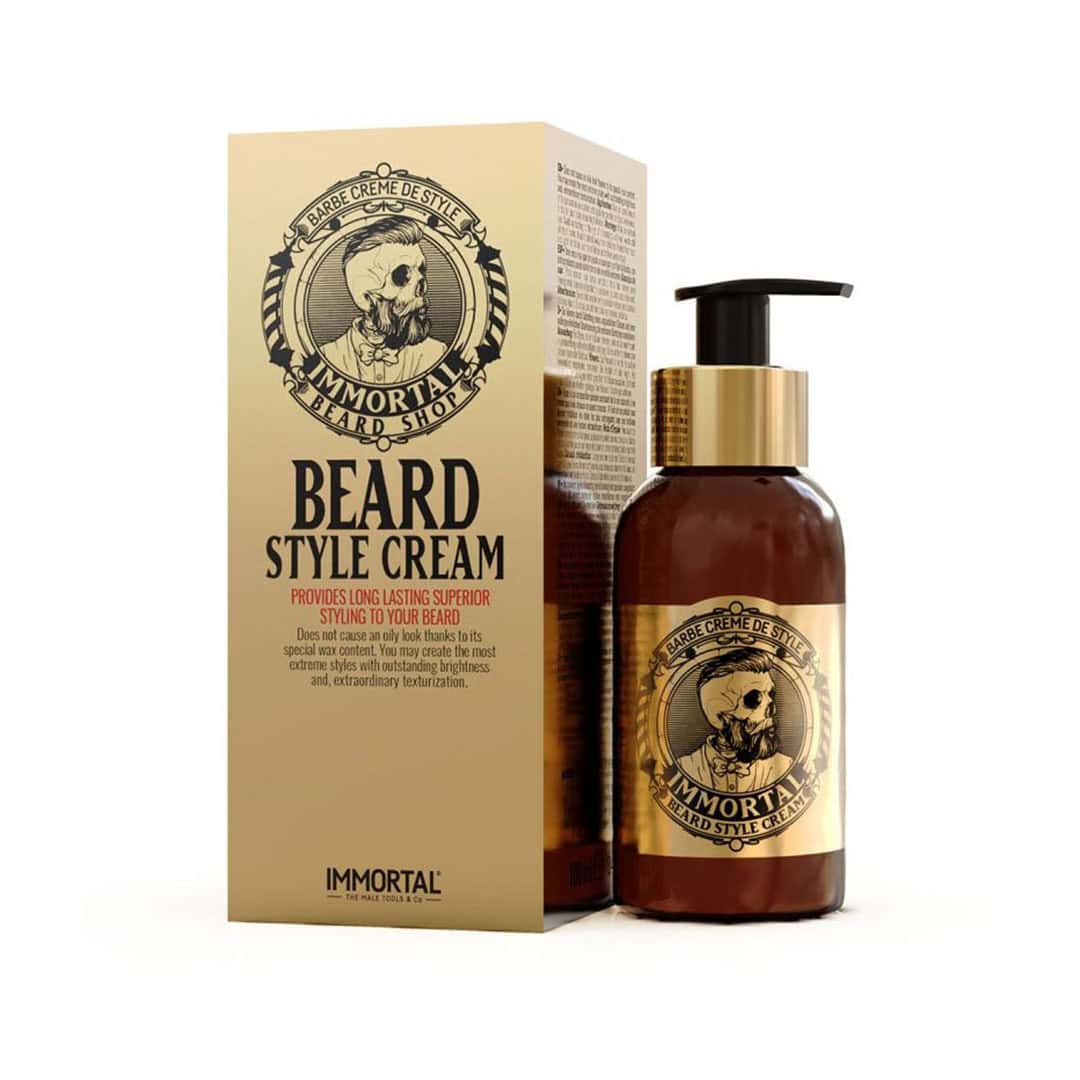 IMMORTAL BEARD STYLE CREAM 100ml - Vmondo ΜΠΑΧΑΤΟΥΡΗΣ